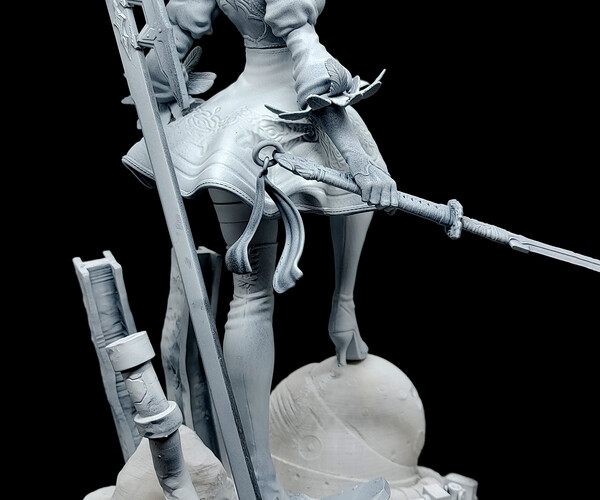 ArtStation - 2b stl | Resources