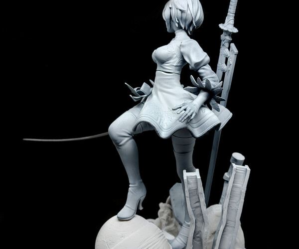ArtStation - 2b stl | Resources
