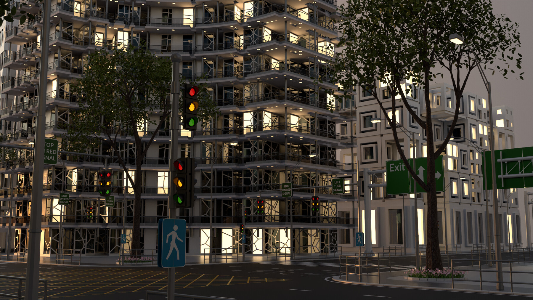 ArtStation - City Intersection 103 | Resources