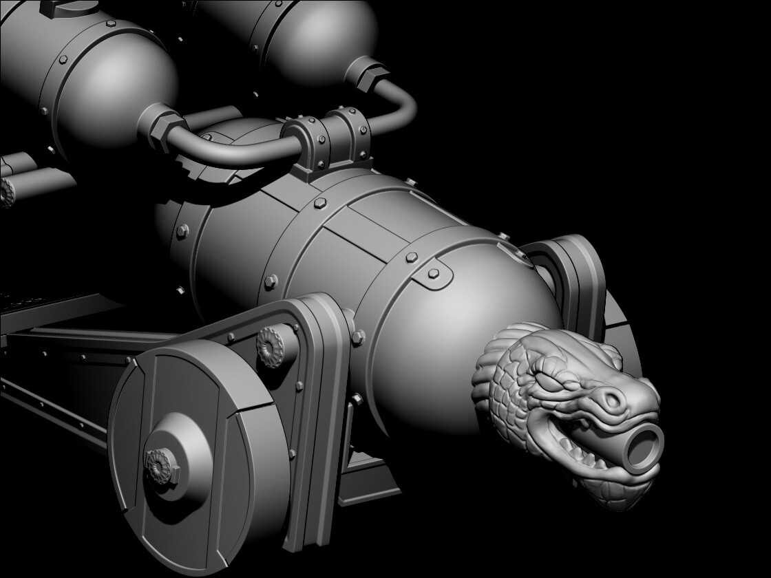 ArtStation - Medieval Cannon 3d print model | Resources