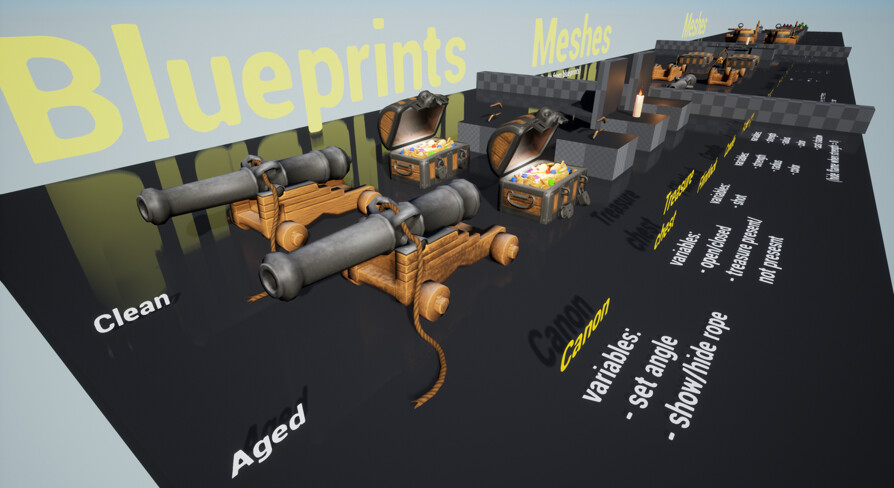 ArtStation - Stylized Pirate Pack | Game Assets