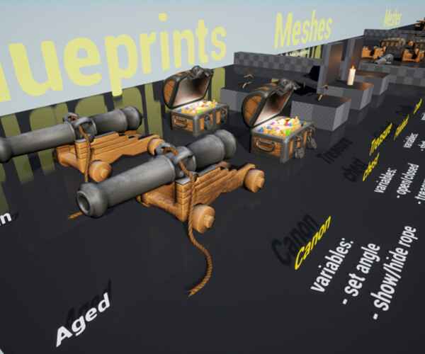 ArtStation - Stylized Pirate Pack | Game Assets