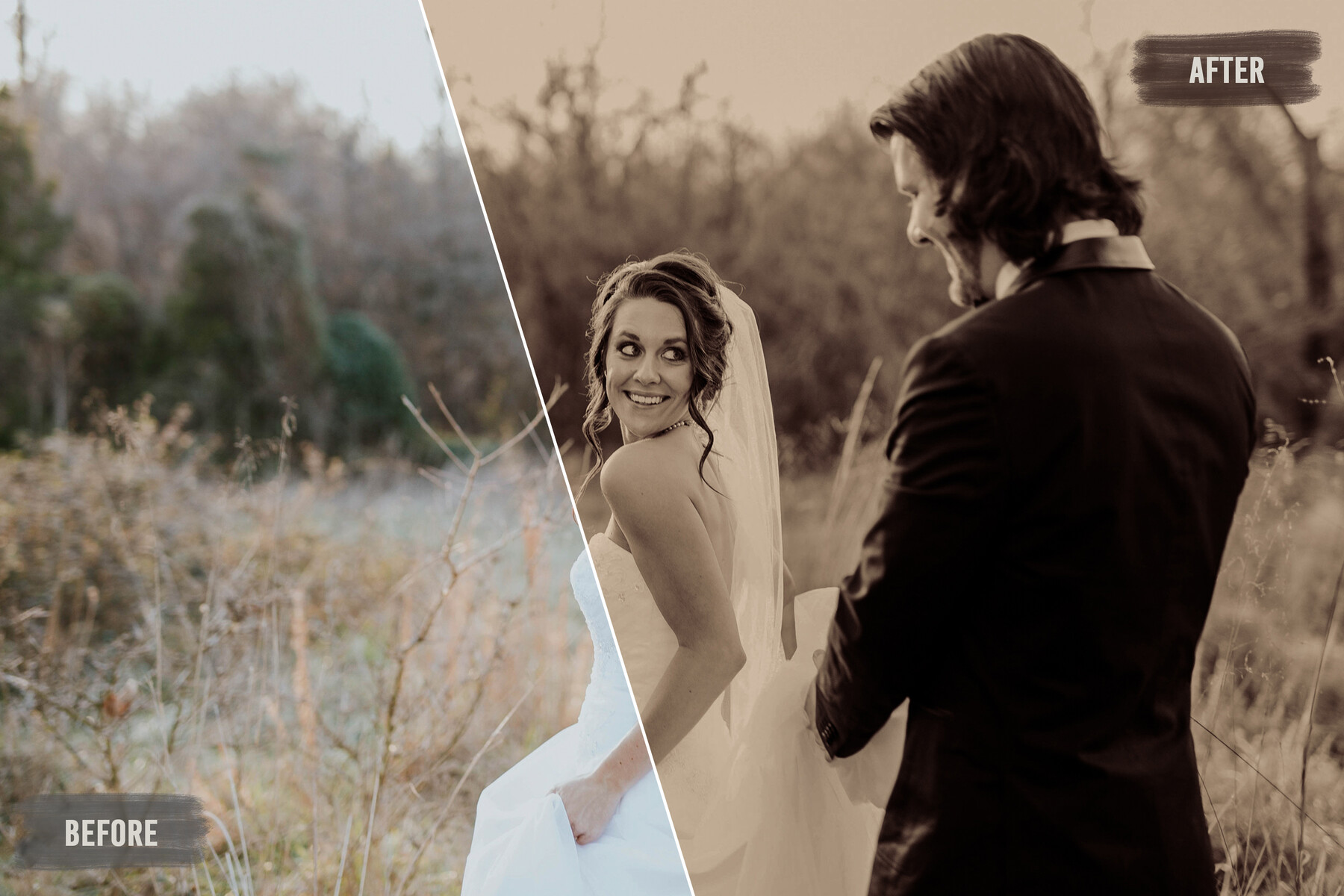 ArtStation - 50 Sepia Wedding LUTs Pack | Resources