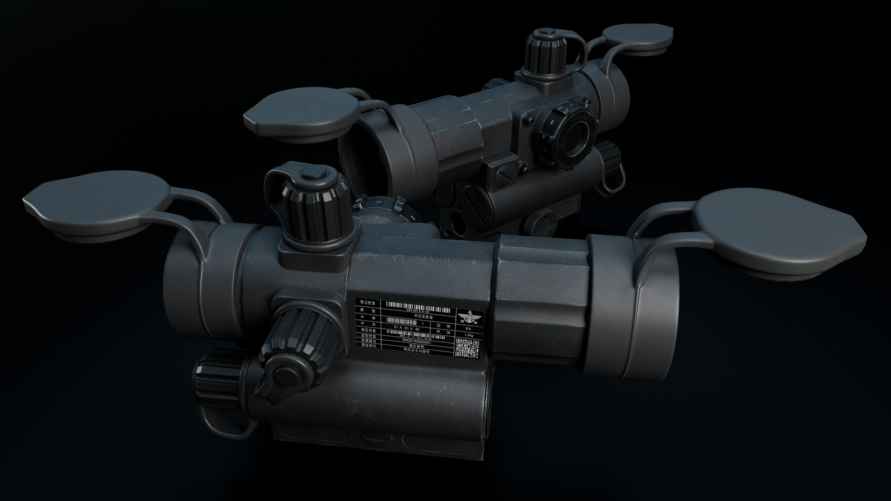 ArtStation - Gun Parts High / Low Mesh & Texture | Game Assets