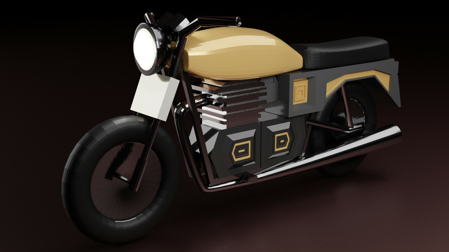 ArtStation - Low Poly Motorcycle | Game Assets