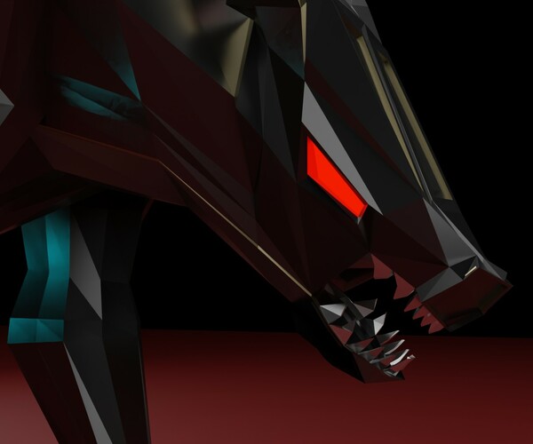 ArtStation - Mechanical Wolf | Game Assets