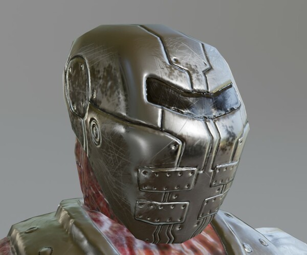 ArtStation - Cyborg Monster Robot Low-poly 3D model | Game Assets