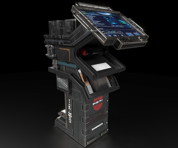 ArtStation - Sci-Fi Console 3D model | Resources
