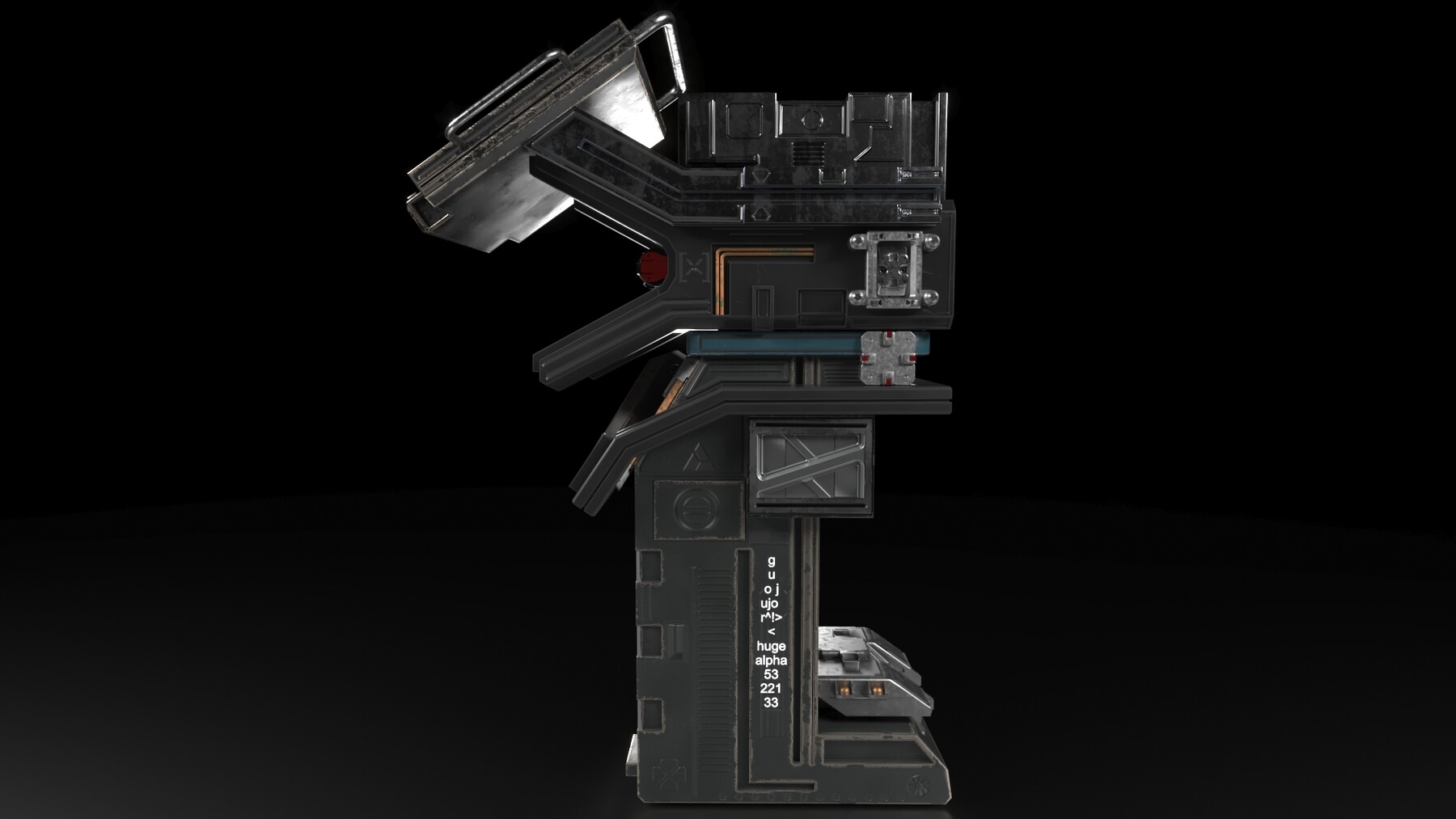 ArtStation - Sci-Fi Console 3D model | Resources