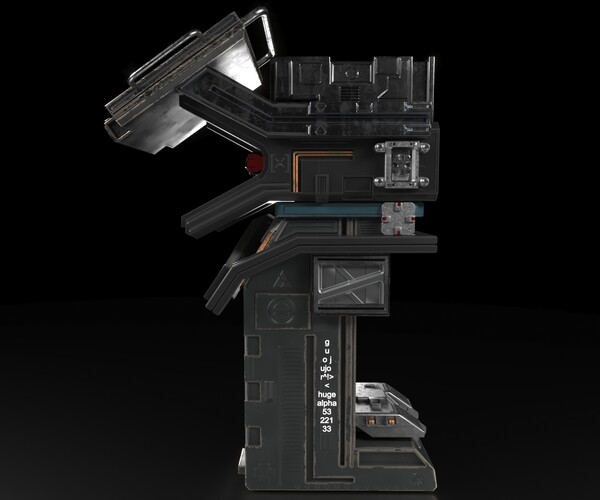 ArtStation - Sci-Fi Console 3D model | Resources