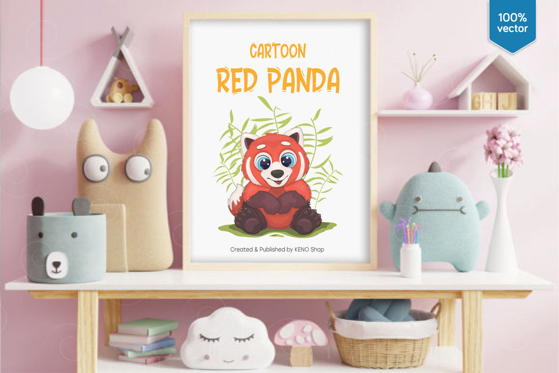 ArtStation - Big cartoon red panda. | Artworks
