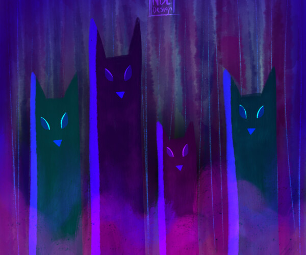 ArtStation - Night Fox | Artworks