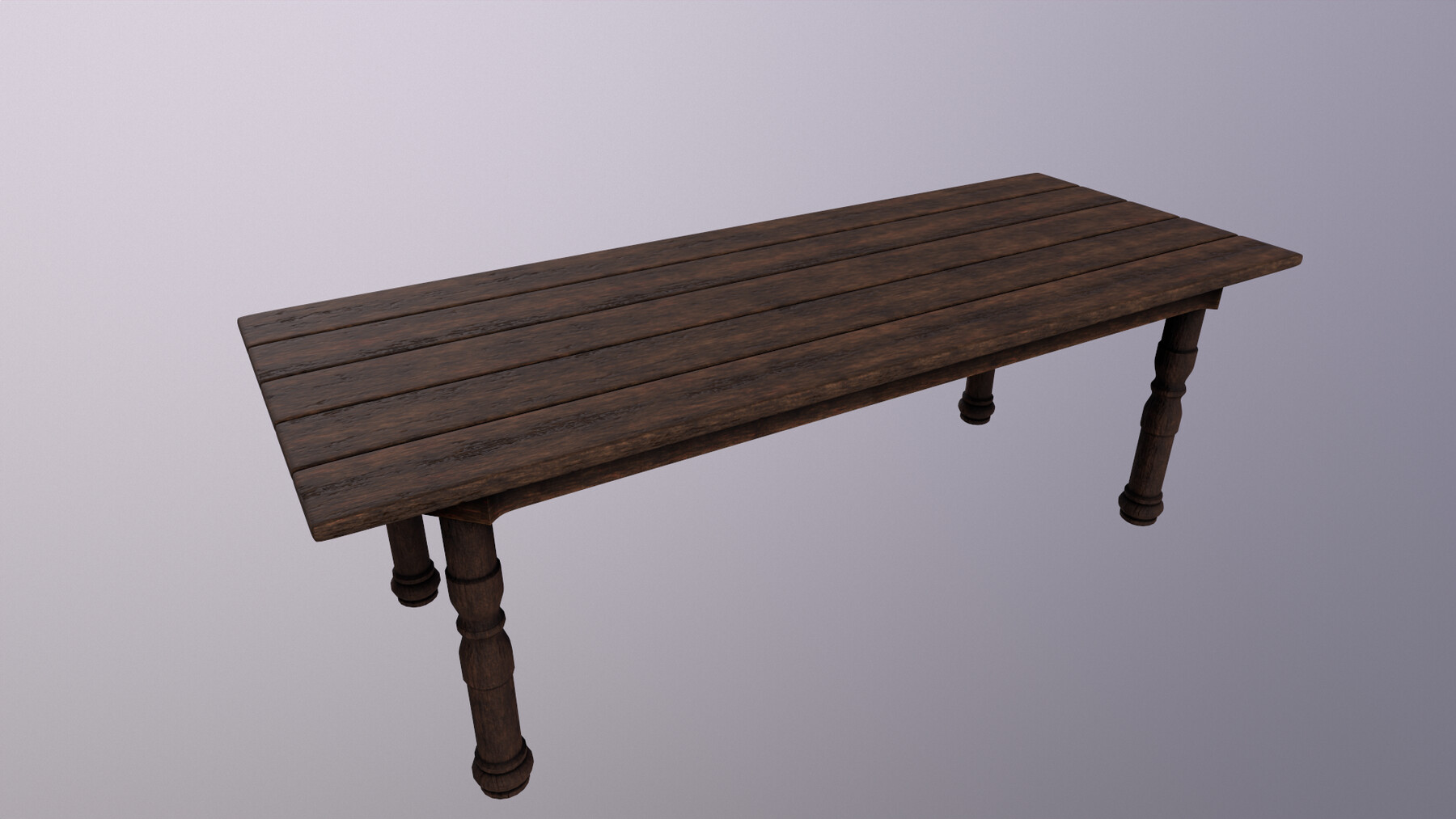 ArtStation - Wooden table | Game Assets
