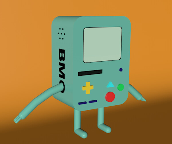ArtStation - BMO with Headphones - Adventure Time - 3D Model - Cinema ...