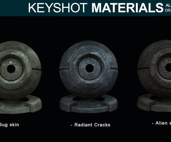 ArtStation - Creature Materials for Keyshot | Game Assets