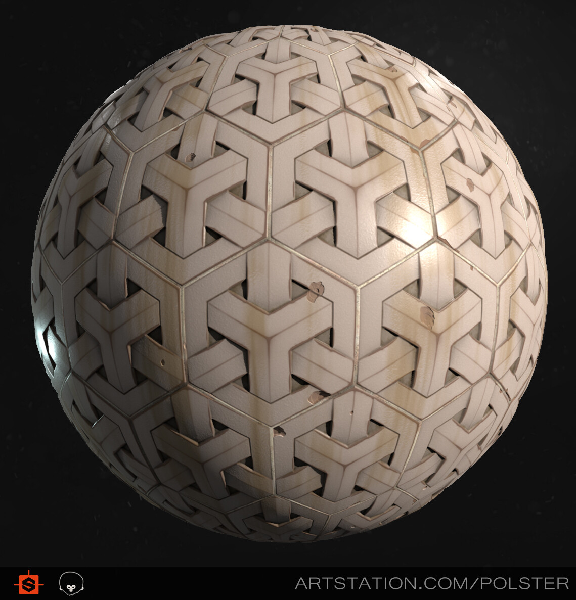 ArtStation - Geo Weave Tiles Substance | Game Assets