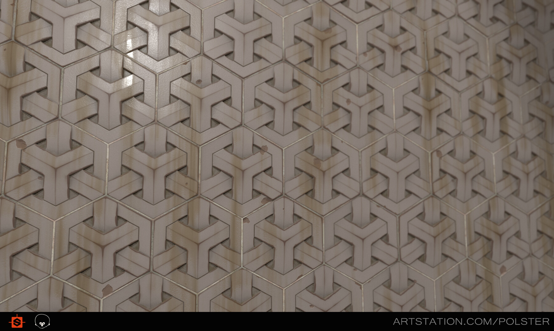 ArtStation - Geo Weave Tiles Substance | Game Assets