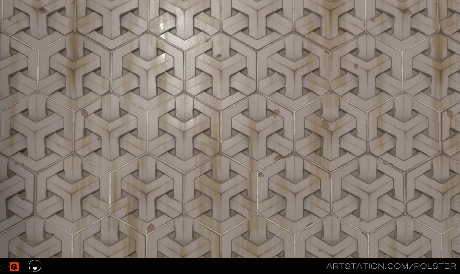 ArtStation - Geo Weave Tiles Substance | Game Assets