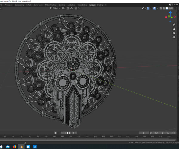 ArtStation - 3D Deity Mask | Resources
