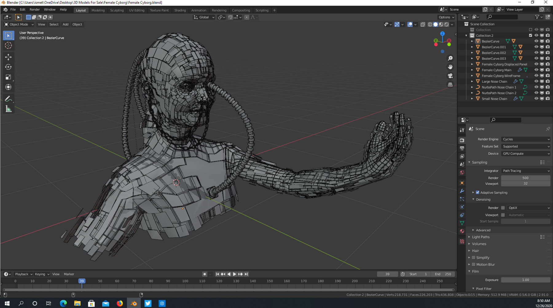 ArtStation - Female Cyborg | Resources