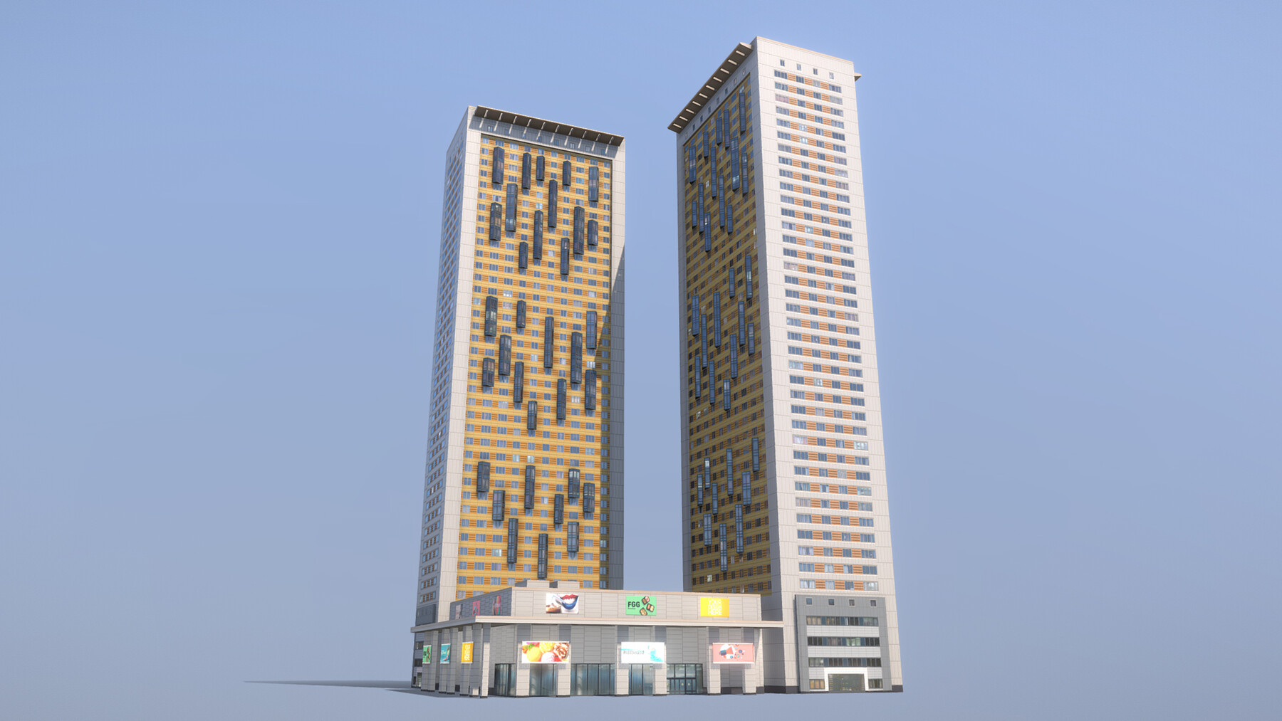 ArtStation - MSK Building 26 | Game Assets