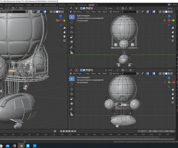 ArtStation - Steampunk Airship 'Atompunk' | Resources