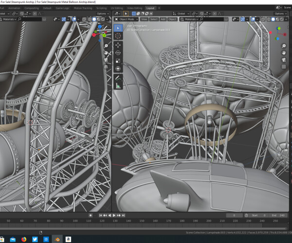 ArtStation - Steampunk Airship 'Atompunk' | Resources