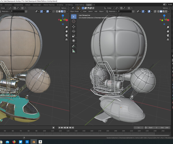 ArtStation - Steampunk Airship 'Atompunk' | Resources