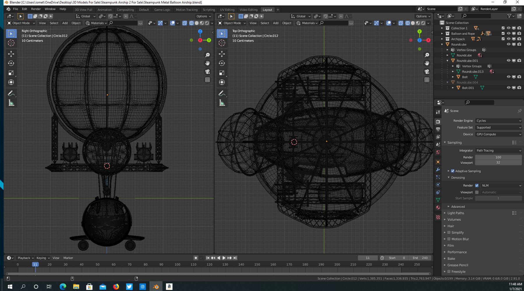 ArtStation - Steampunk Airship 'Atompunk' | Resources