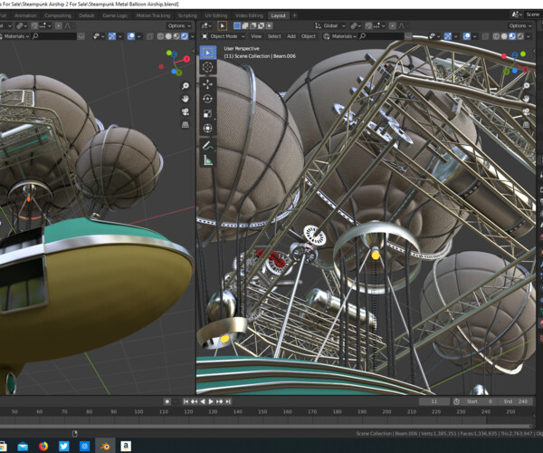 ArtStation - Steampunk Airship 'Atompunk' | Resources