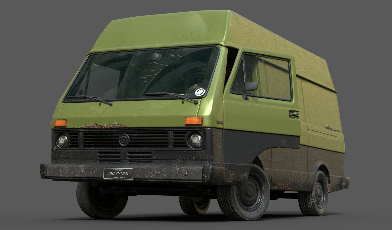 ArtStation - Van Vehicle Lowpoly Car Game ready Vanpanel | Game Assets