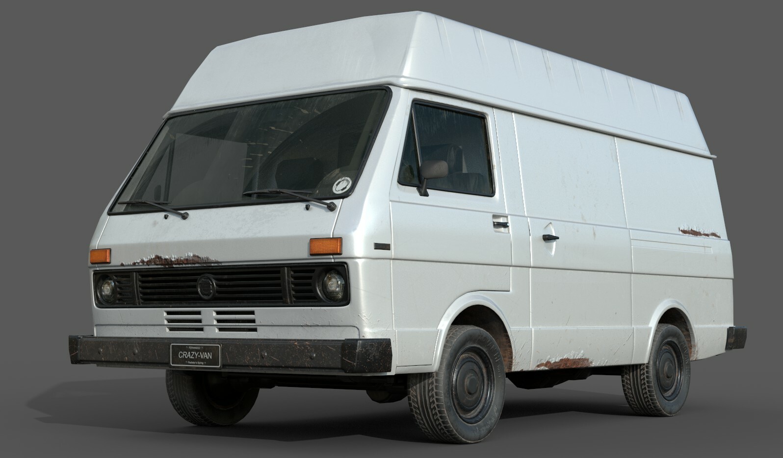 ArtStation - Van Vehicle Lowpoly Car Game ready Vanpanel | Game Assets