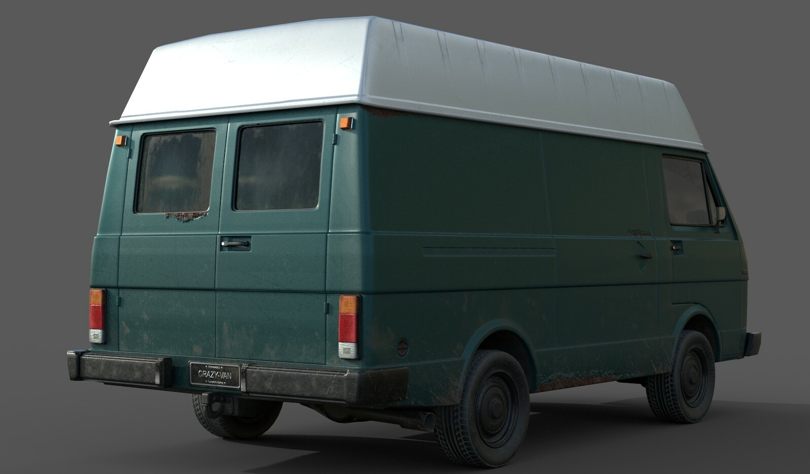 ArtStation - Van Vehicle Lowpoly Car Game ready Vanpanel | Game Assets