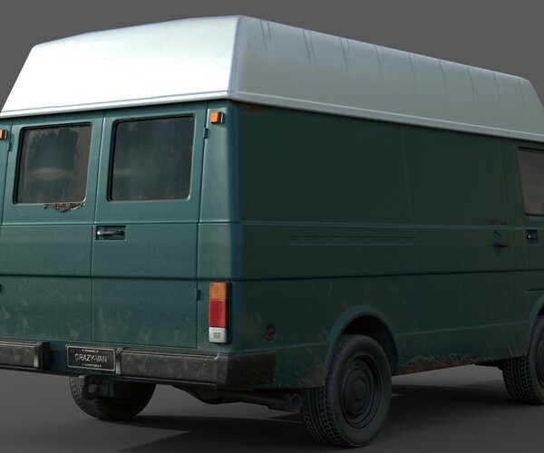 ArtStation - Van Vehicle Lowpoly Car Game ready Vanpanel | Game Assets