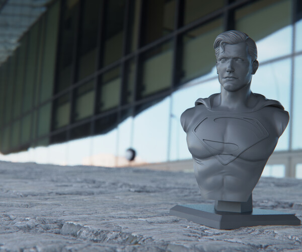 ArtStation - Superman Bust | Resources