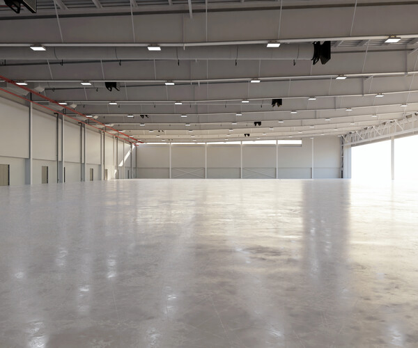 ArtStation - Airplane Hangar Interior 9 | Resources