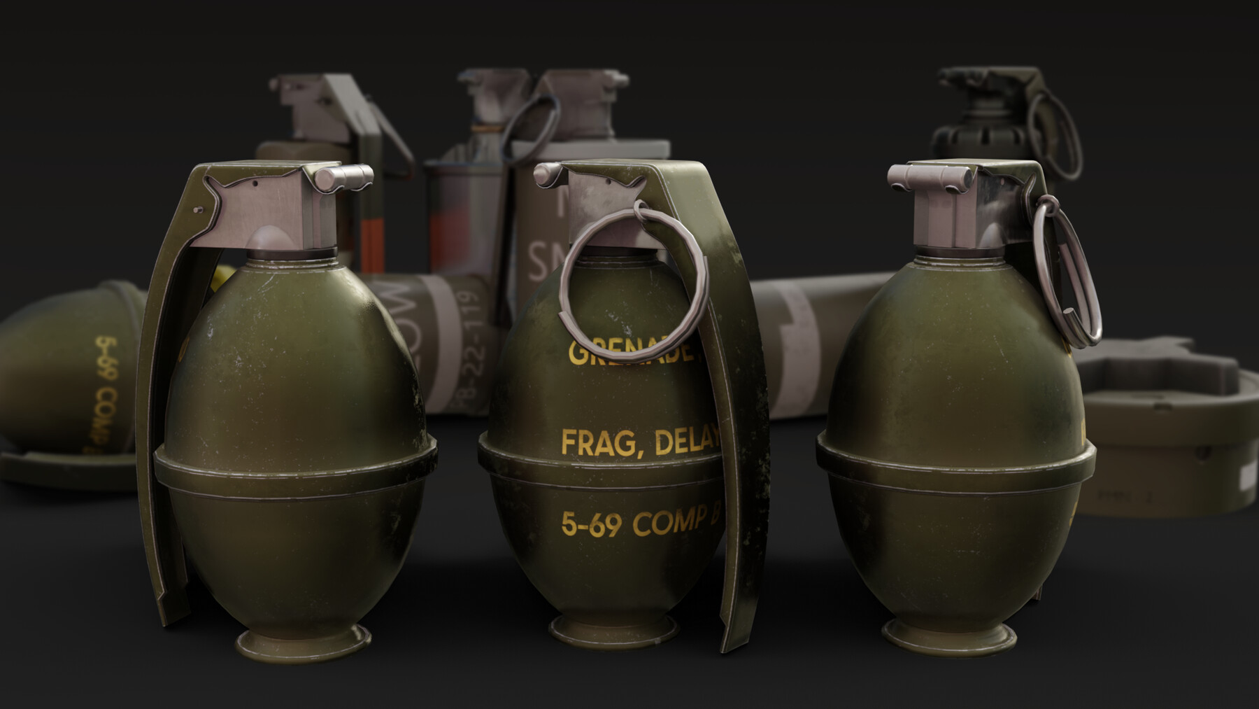 ArtStation - Cranks - Tactical Explosive Pack | Game Assets