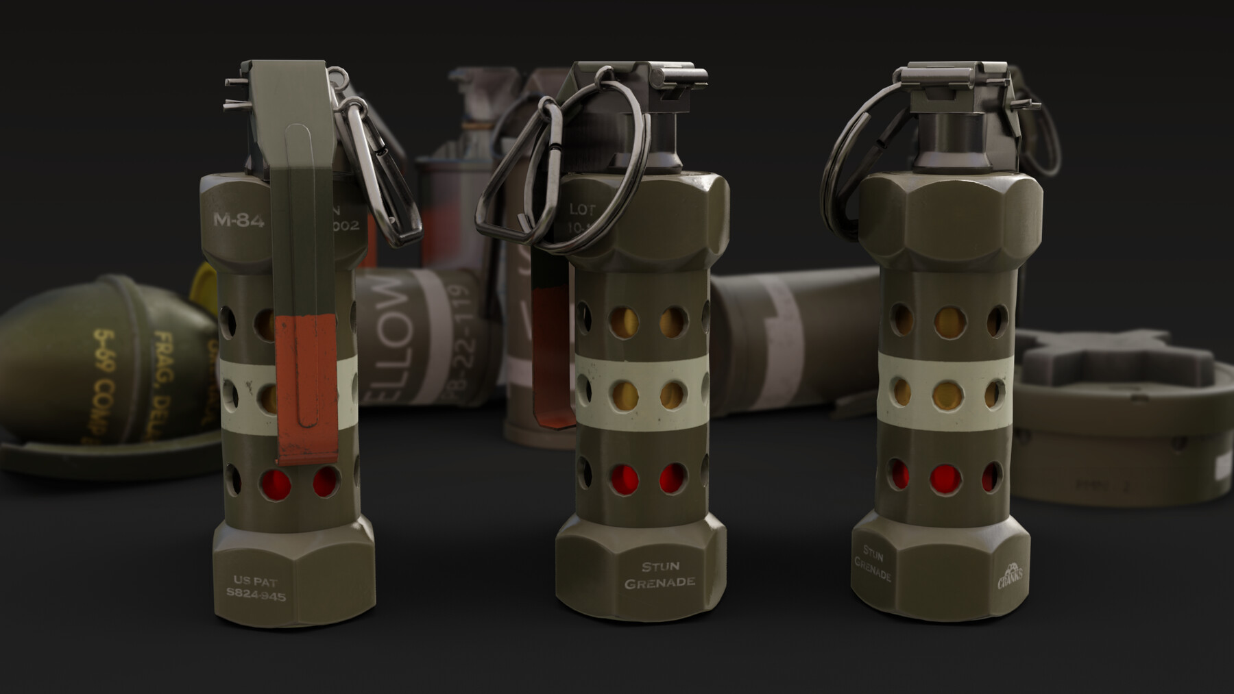 ArtStation - Cranks - Tactical Explosive Pack | Game Assets