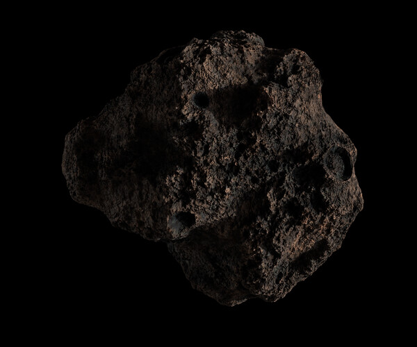 ArtStation - Asteroids (Three unique Asteroid models) | Game Assets