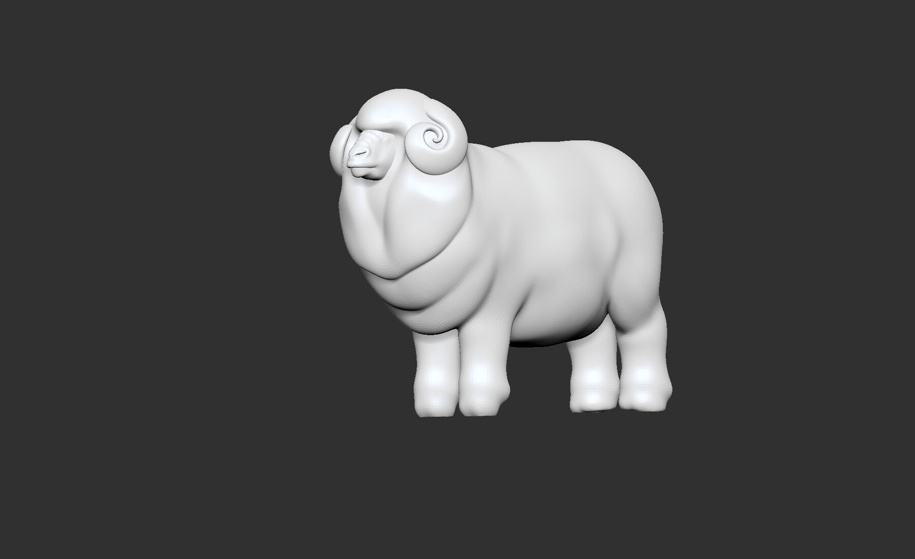 ArtStation - Stylized Merino Ram | Resources