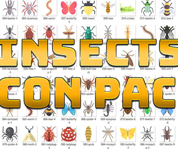 ArtStation - Insects Icon Pack | Game Assets