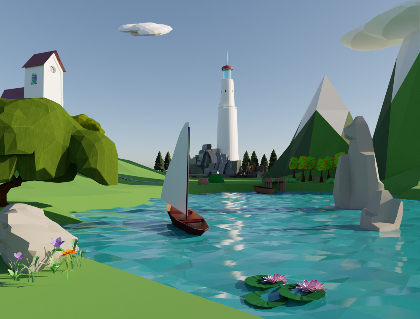 ArtStation - FREE LowPoly KPack for KitOps | Game Assets