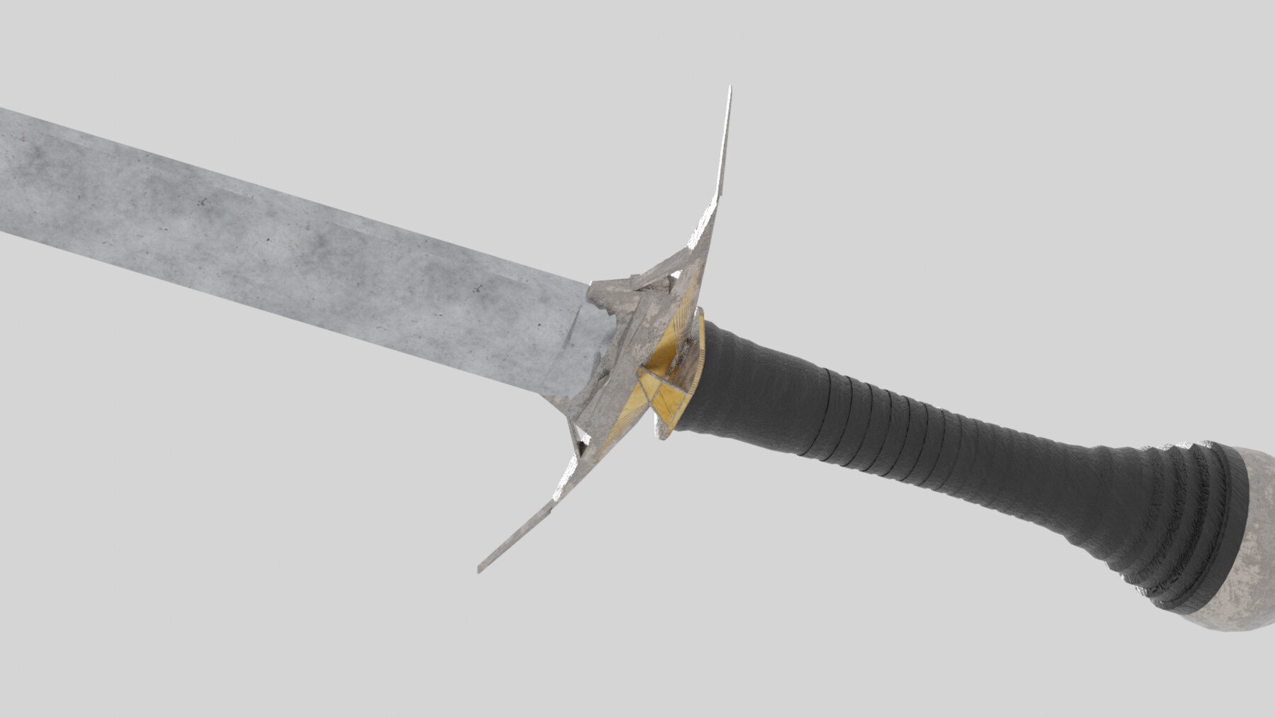 ArtStation - Knight's Blade Medieval Sword 3D Model | Resources