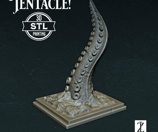 ArtStation - TENTACLE! STL for 3D Printing | Resources