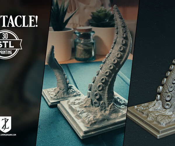 ArtStation - TENTACLE! STL for 3D Printing | Resources
