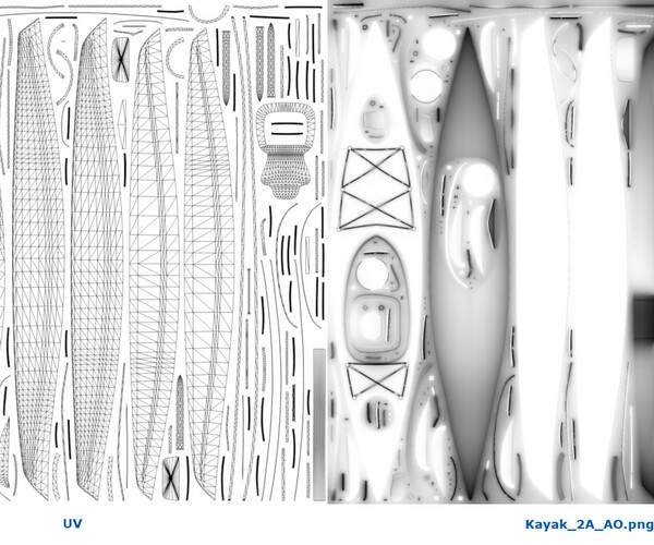 ArtStation - Kayak 2A | Game Assets