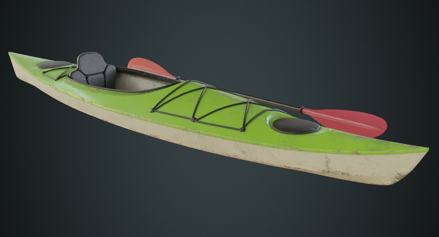 ArtStation - Kayak 2B | Game Assets