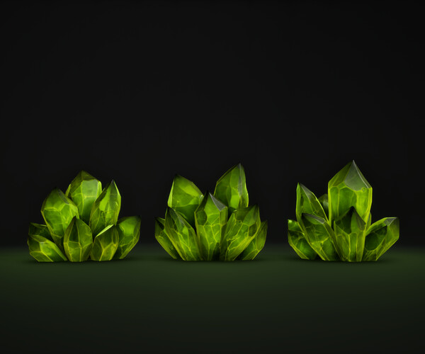 ArtStation - Cartoon Crystal Shader - Unreal Engine 4 | Game Assets