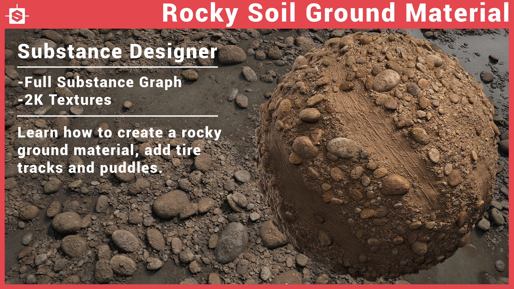 Angel Fernandes - Rocky Soil Ground Material - Substance Designer