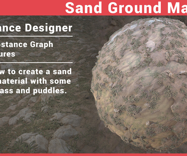 ArtStation - Sand Ground Material Substance Designer | Resources